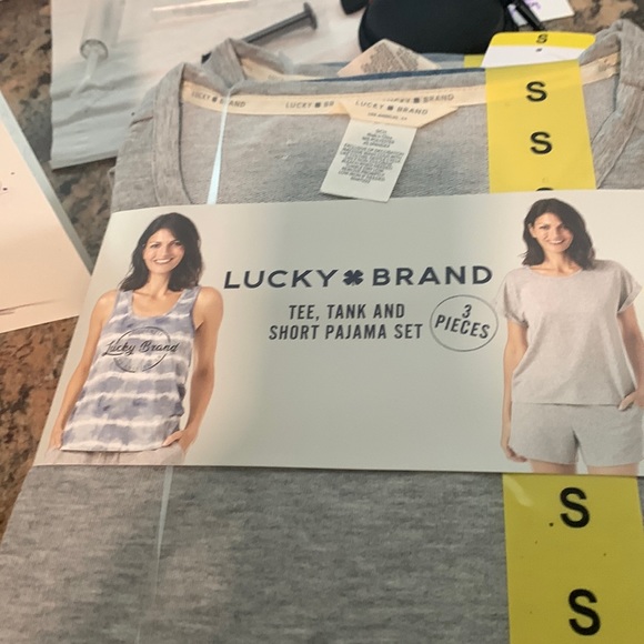 Lucky Brand | Intimates & Sleepwear | Lucky Brand Tee Tank And Pj Set ...
